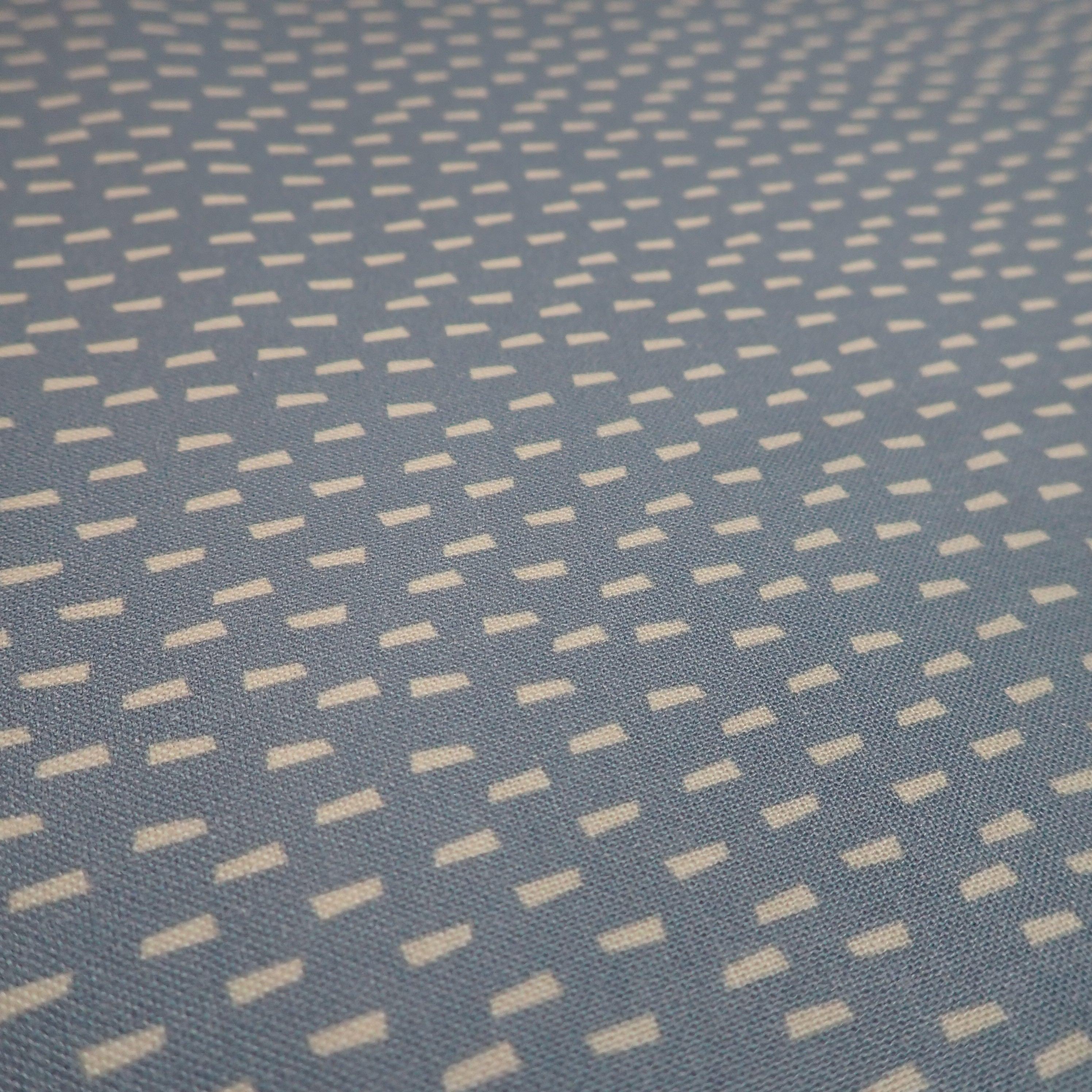 White dashes on blue - Nana's Weighted Blankets